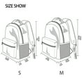 DIXRUYEE Backpack Schoolbag Sparkle Cub & Soccer Pattern 15L/18L 2-SIZE ...