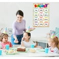 WaaHome Happy Birthday Chart Poster Birthday Posters for Classroom ...