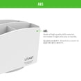 LOUKIN Remote Control Holder with 5 Compartments, Stationery Organizer ...