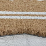 My Texas House Welcome Natural Scalloped Edge and Border Outdoor Coir ...