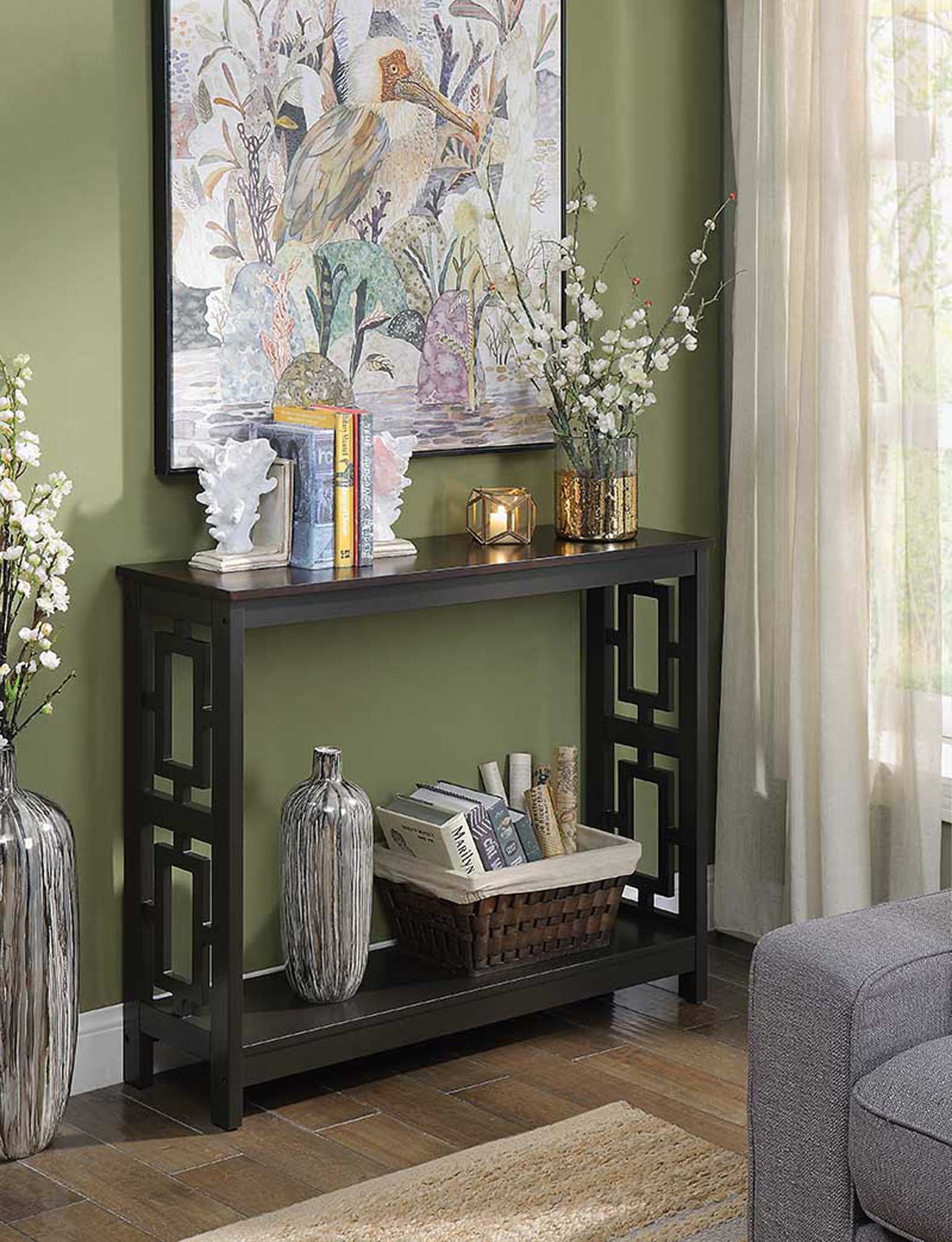 Town Square Console Table, Espresso - Walmart.com