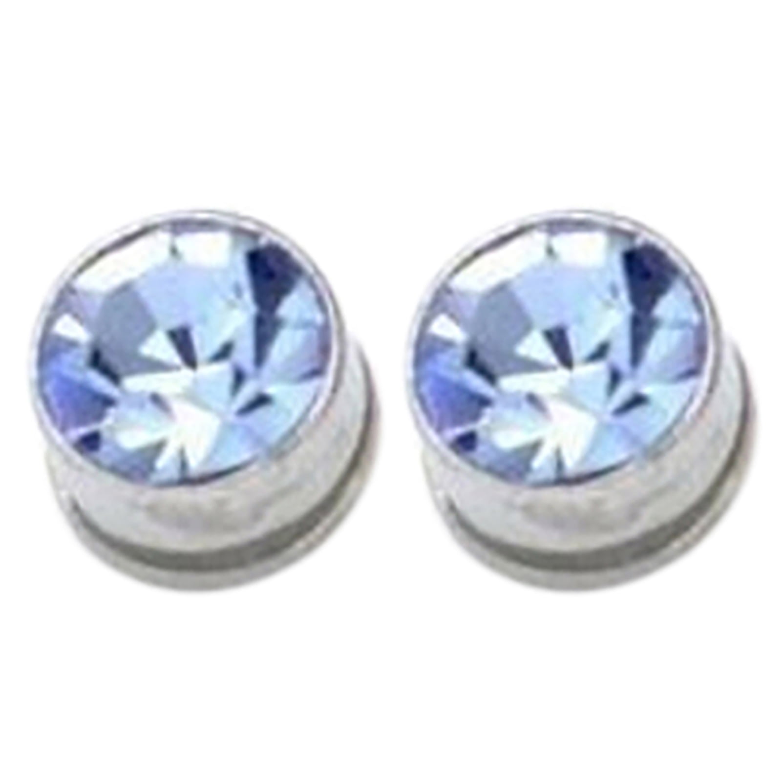 1 Pair Iron Eardrops Strong Magnetic Health Pierced Round Magnetic Iron ...