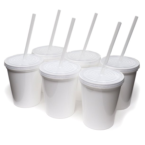 White Stadium Cups