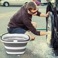 16L Foldable Mop Bucket Portable Handle Multi-Purpose For Car Wash Home ...