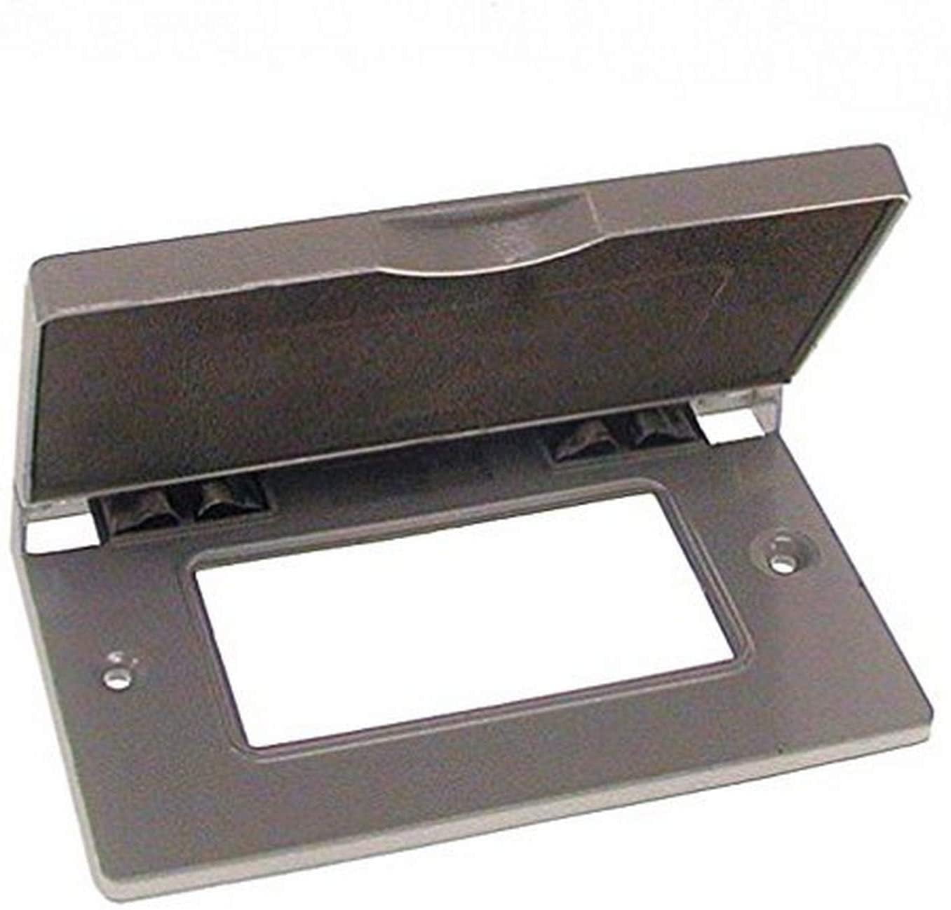 Hubbell-Bell 5102-0 Single Gang Horizontal Device Mount Cover Duplex ...