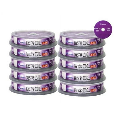 Smartbuy 200-Disc 25GB 6x Blu-ray Single Layer Logo Top BDR for ...