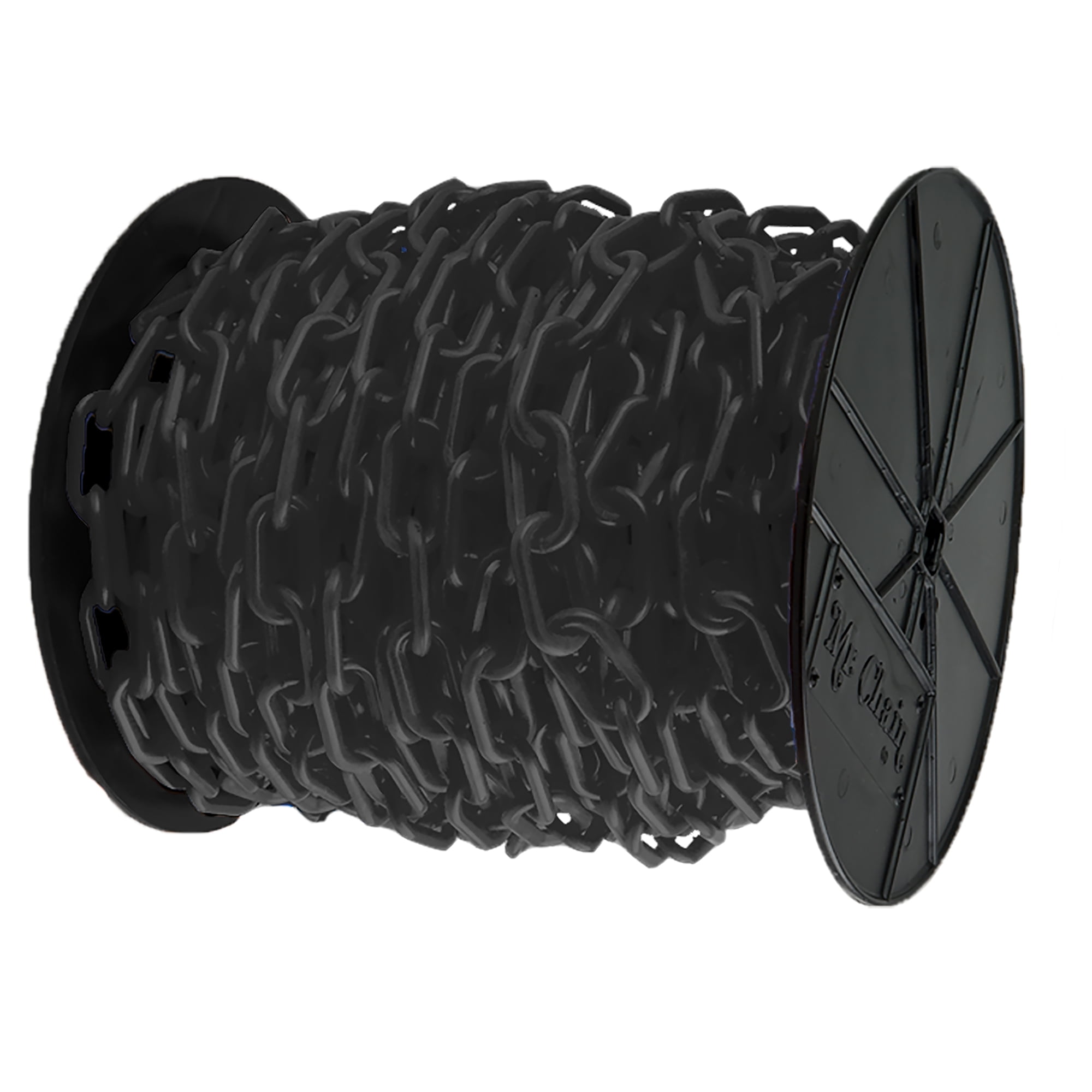 Black Plastic Chain Reel 3 IN Link 60 FT Lg - Walmart.com