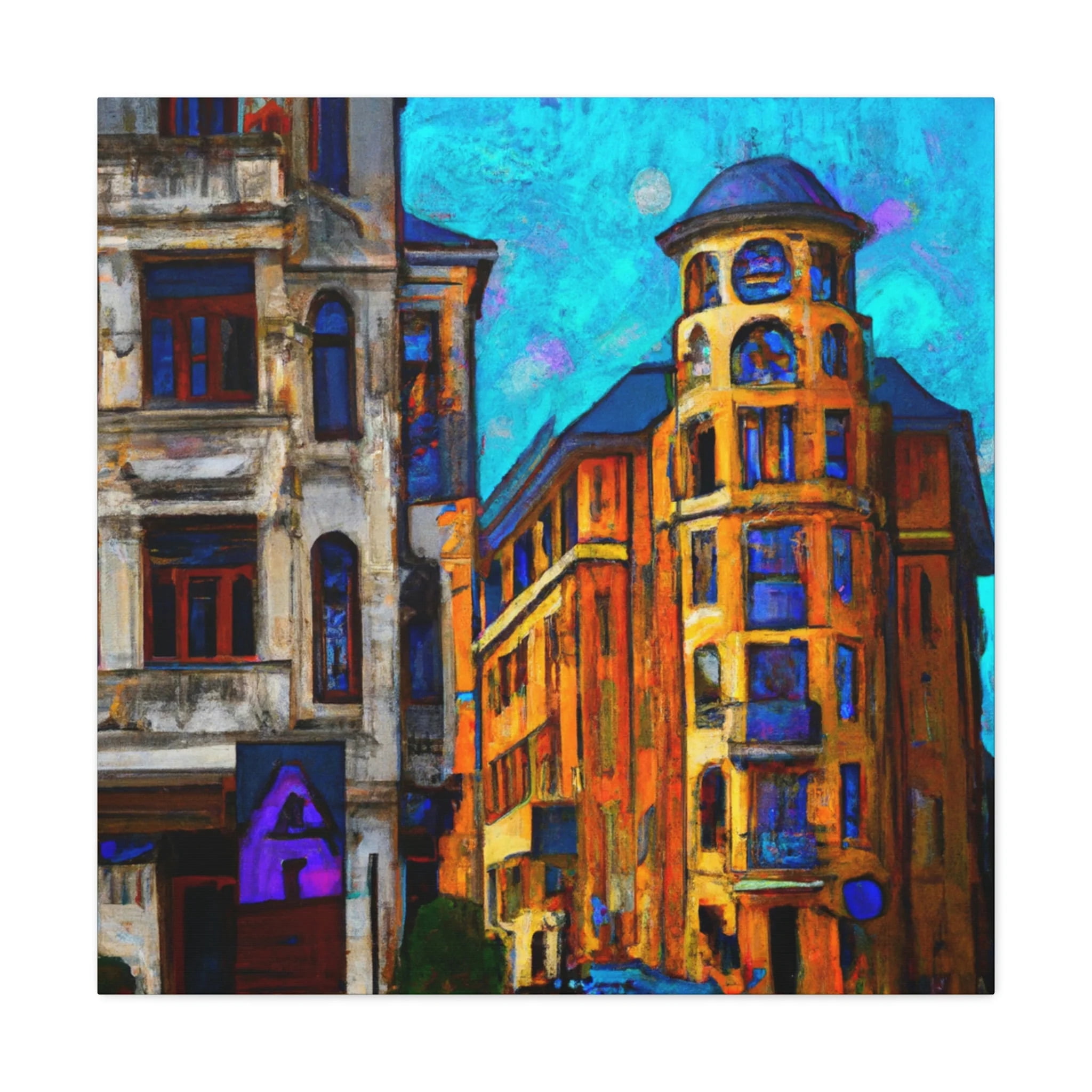 Georgia Pop Art Scene - Canvas - Walmart.com