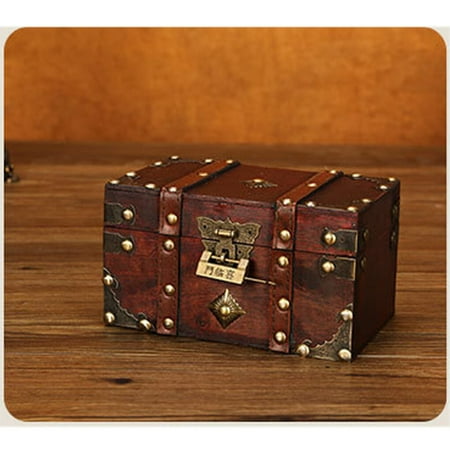 Storage Trunk with Lock Composite Treasure Chest Board Treasure Chest ...
