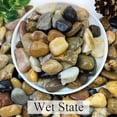 10lbs Aquarium Rocks, 5/8" Natural River Rocks for Plants Decorative ...