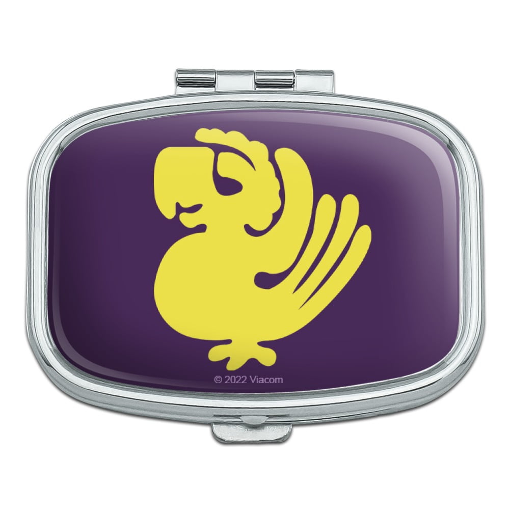 Hidden Temple Purple Parrots Rectangle Pill Case Trinket Gift Box ...