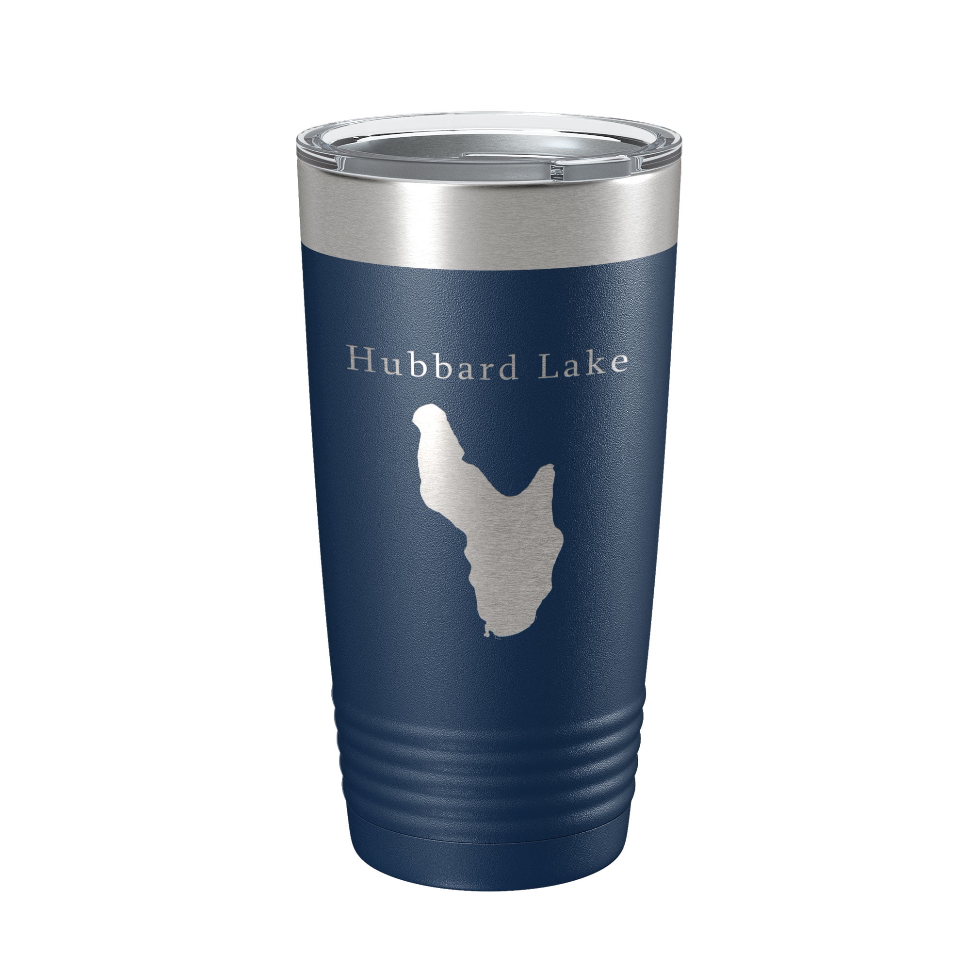 Hubbard Lake Map Tumbler Travel Mug Insulated Laser Engraved Coffee Cup ...