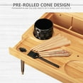 Premium Stash Box- Extra Large Bamboo Storage Box with Combination Lock ...