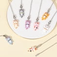8Pcs 8 Colors Cat Resin Charms Ceiling Fan Pull Chain Extenders with ...