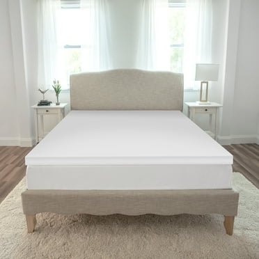 Allswell 4" Memory Foam Mattress Topper Infused with Copper Gel, Twin ...