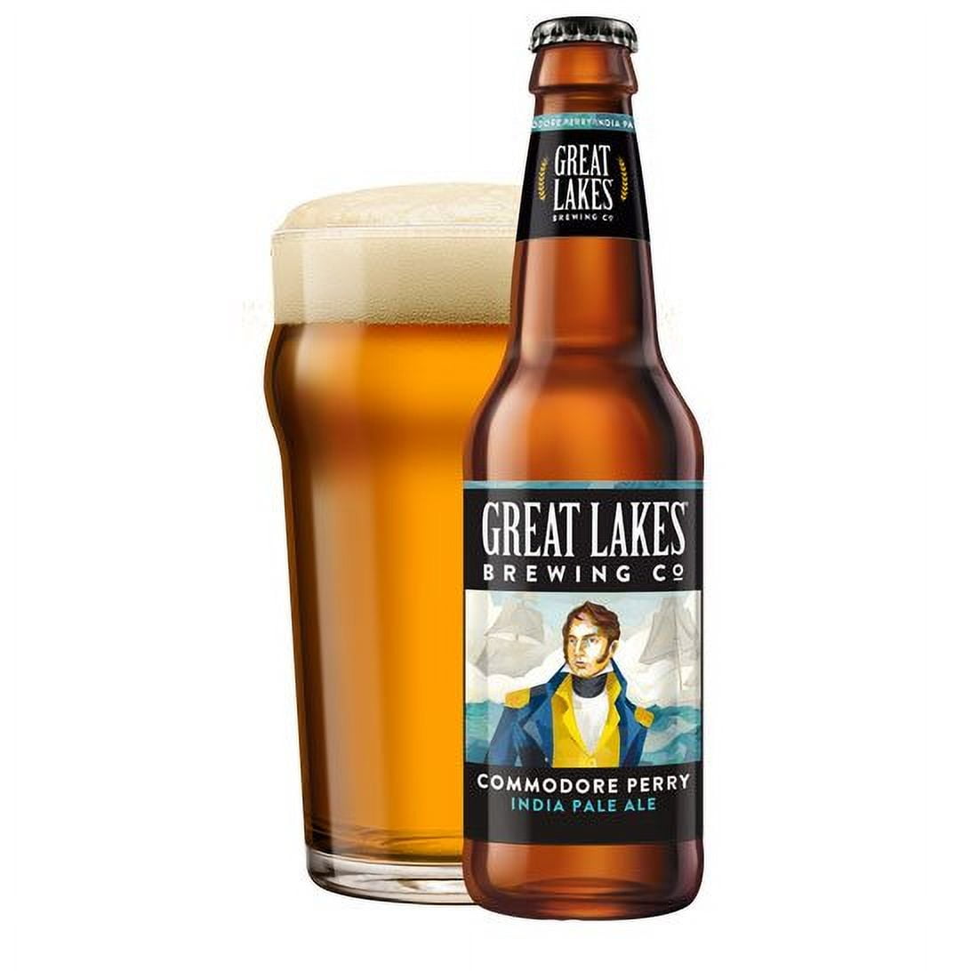 Great Lakes Commodore Perry IPA Ale Beer, 12 fl. oz. bottle, 12 pk ...