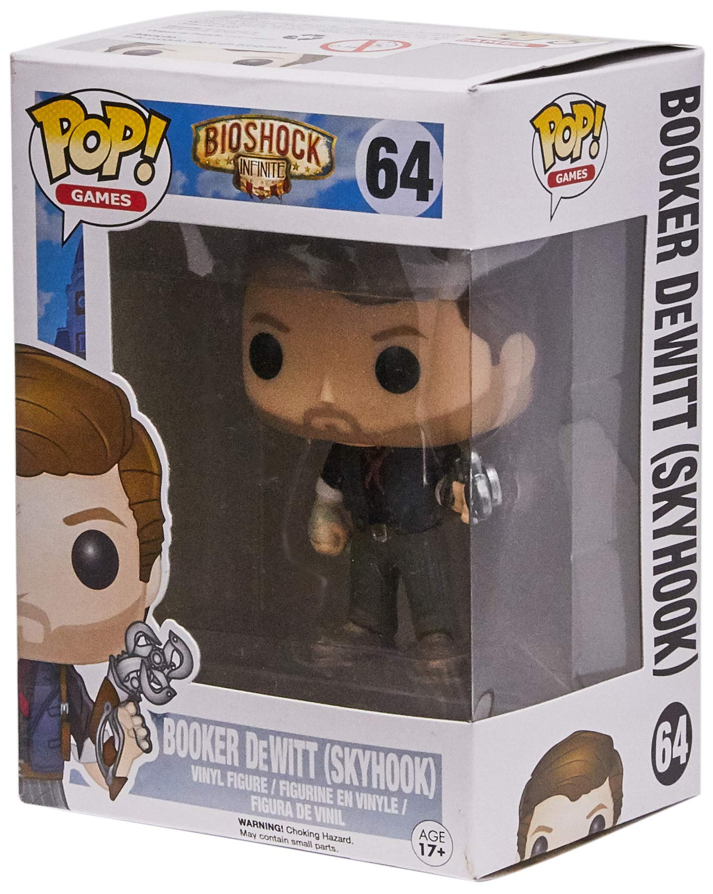 Funko POP Games: Bioshock - Skyhook Booker Dewitt Action Figure Funko - | Bodega Aurrera en línea