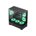 GameMax Vista Micro-ATX Tower Computer Case, Black Tempered Glass, USB3 ...