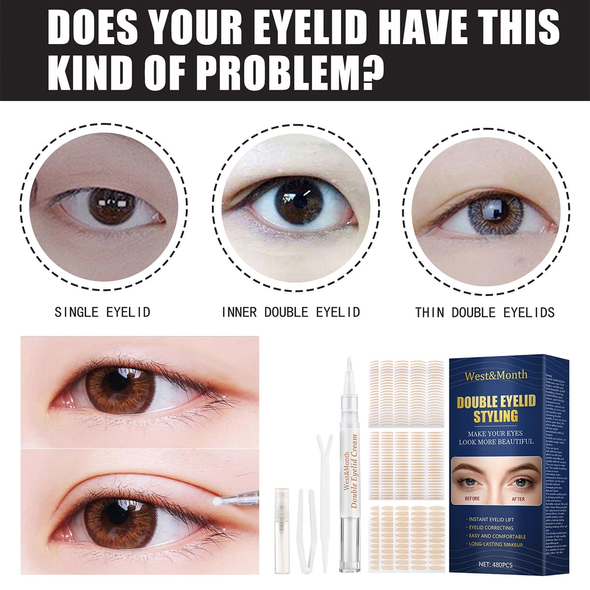 Single Eyelid Vs Double Eyelid