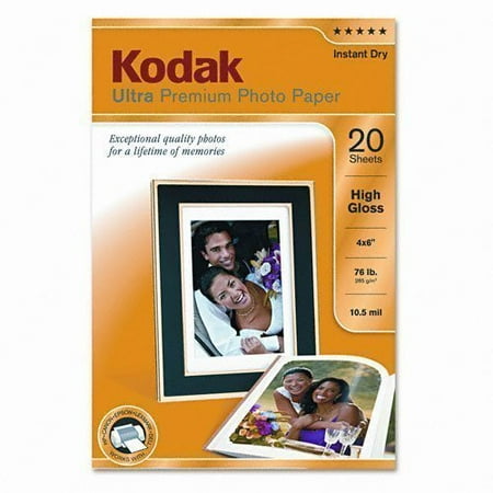 Kodak Ultra Premium Photo Paper - High-gloss photo paper - 4 in x 6 in ...
