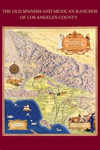 Map Of Old Spanish And Mexican Ranchos Of La County Poster Historic ...