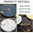Large Wall Clock Modern Wall Clocks for Living Room Decor Metal Wall ...