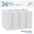 Essential Coreless High-Capacity Standard Roll Toilet Paper, Bulk ...