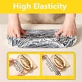 Aluminum Foil Elastic Food Cover, Reusable Heat-Retaining Fresh Keeping ...