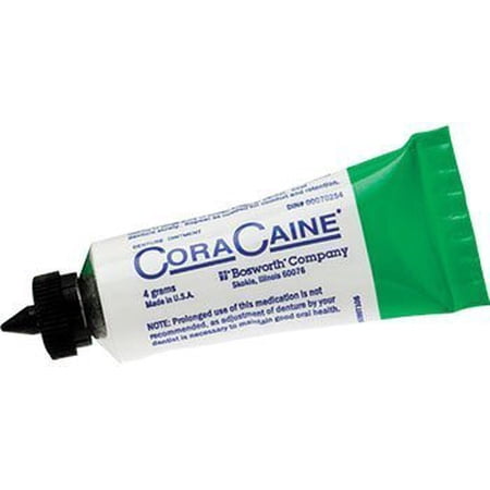 Cora-Caine Denture Analgesic Adhesive Ointment 20-4g Tubes | Walmart Canada