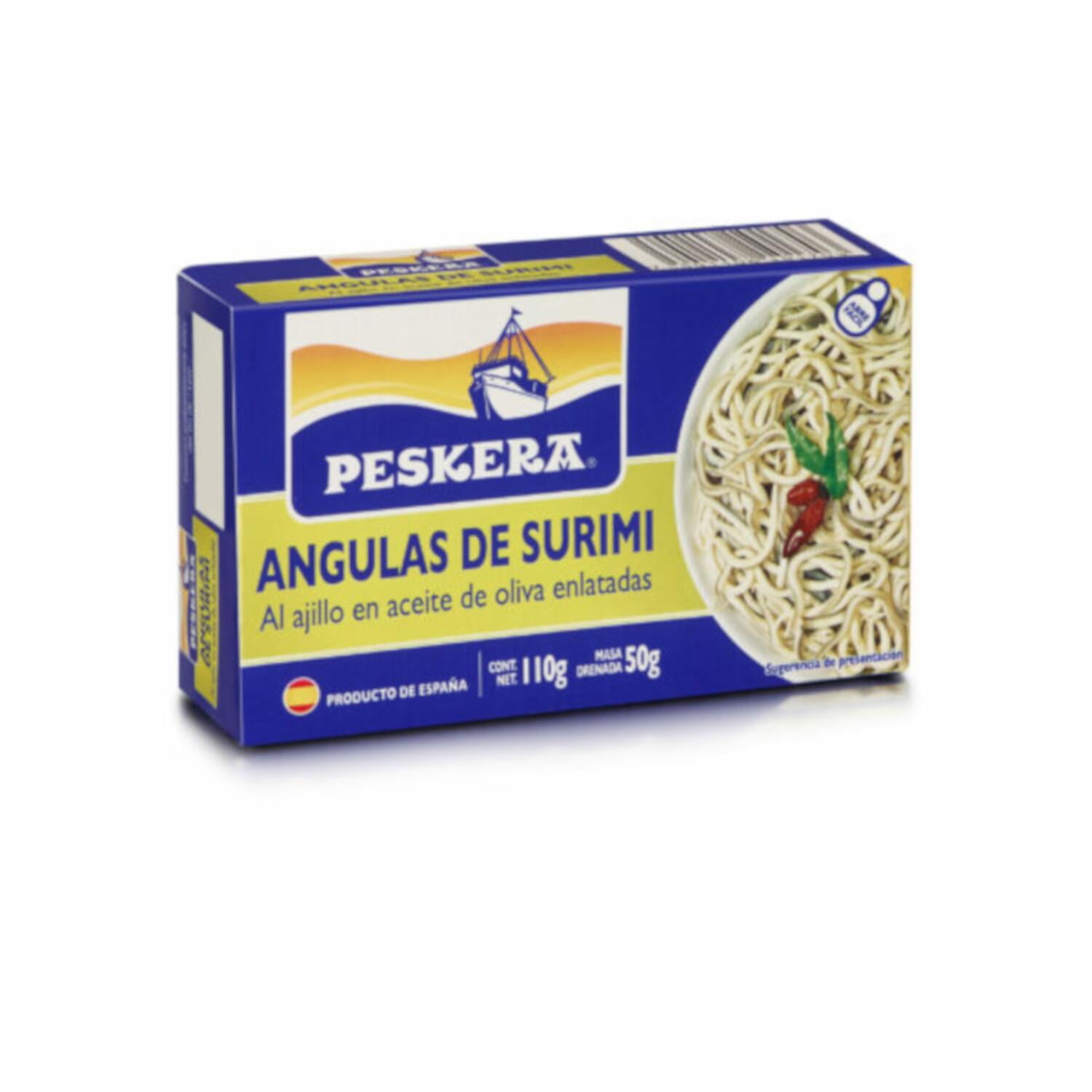 Pack de 24 Angulas de Surimi Peskera 110 gr al Ajillo | Walmart en línea