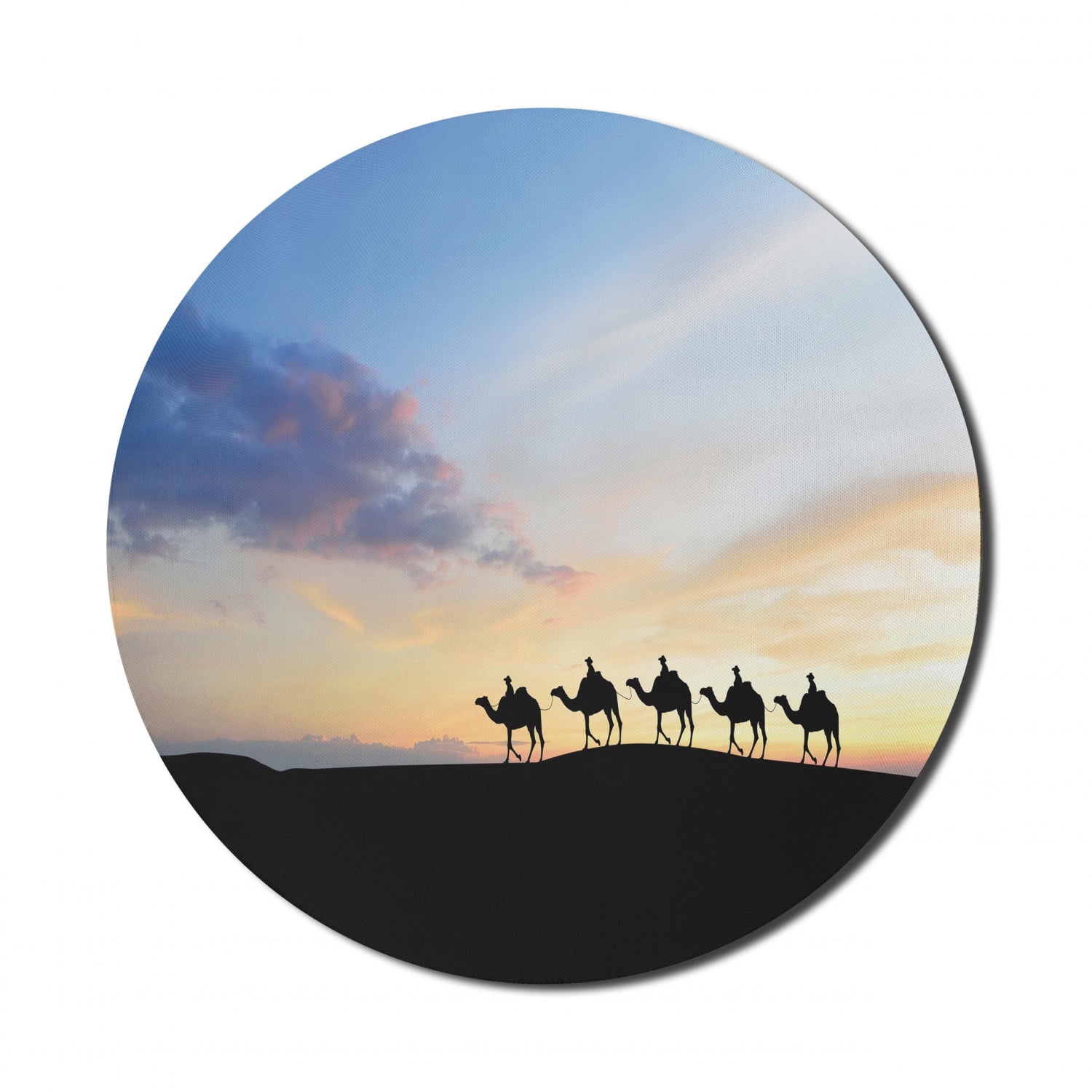 Landscape Mouse Pad for Computers, Desert Picturesque of a Sunset Sky ...