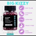 Big Kizzy Beads and Thread Bundle (Burgundy) - 1000pcs Silicone Lined ...
