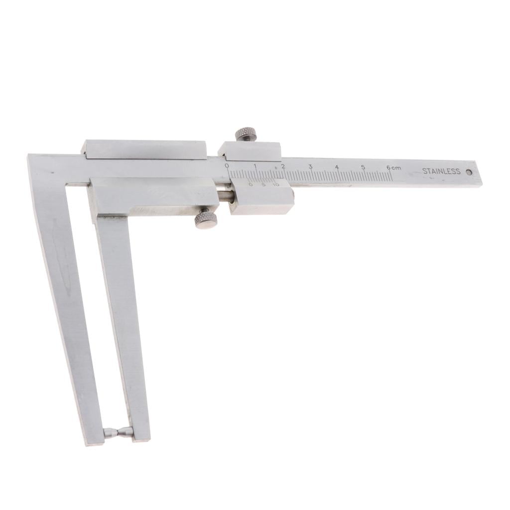 Brake Disc Depth Gauge & Tire Tread Depth Vernier Caliper 0 ~ 60mm ...
