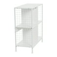Household Essentials 4 Cube Storage Wall Unit with Metal Base ...