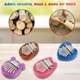 8 Key Mini Kalimba, Finger Thumb Piano with Accessory Pendant , Exquisite Finger Piano Ornaments ...