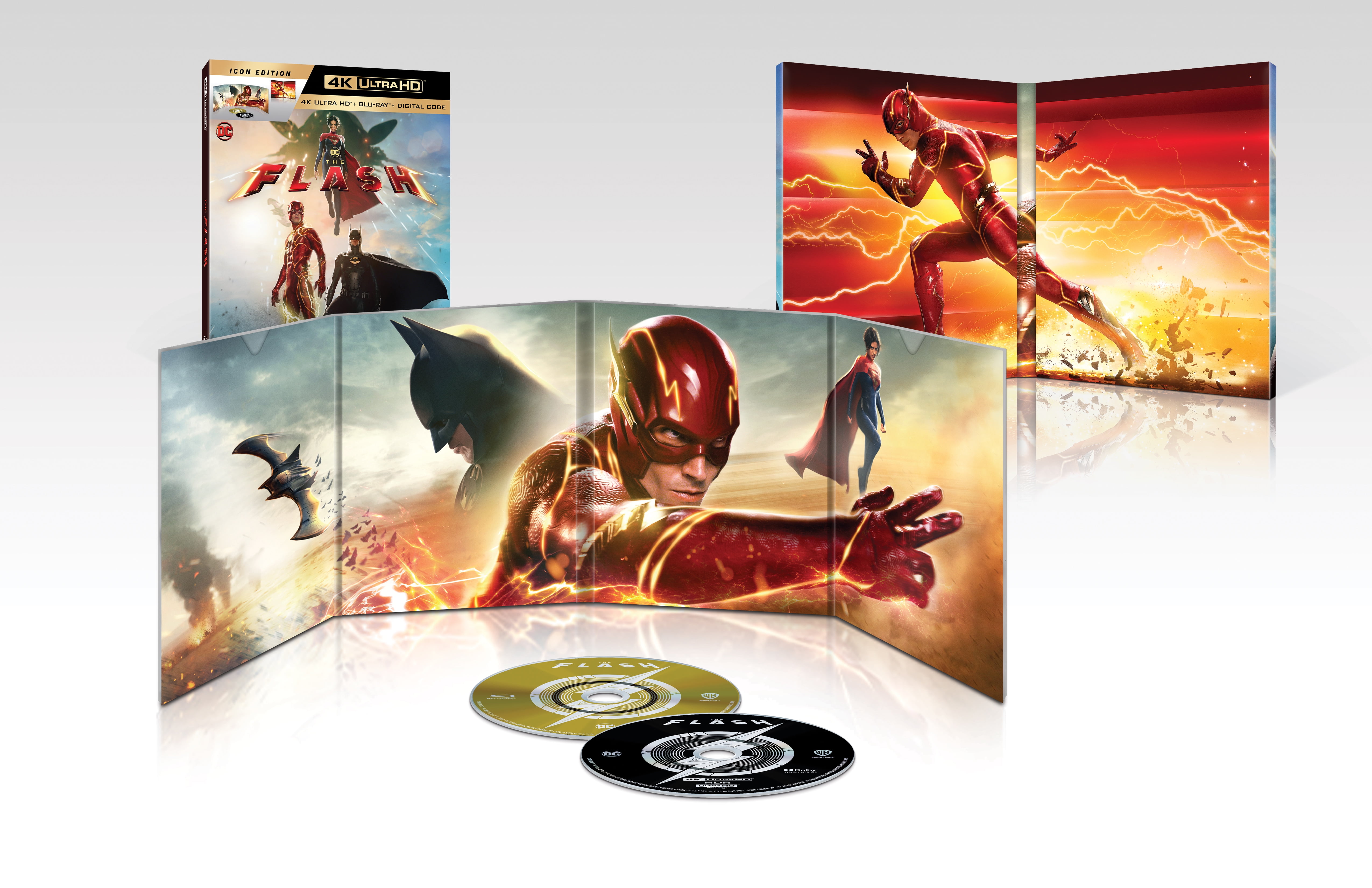 The Flash (Icon Edition) (Walmart Exclusive) (4K Ultra HD + Blu-ray ...