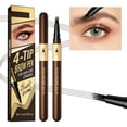Costeam 0.03 Oz Four Pronged Eyebrow Pencil Waterproof Sweat Proof ...