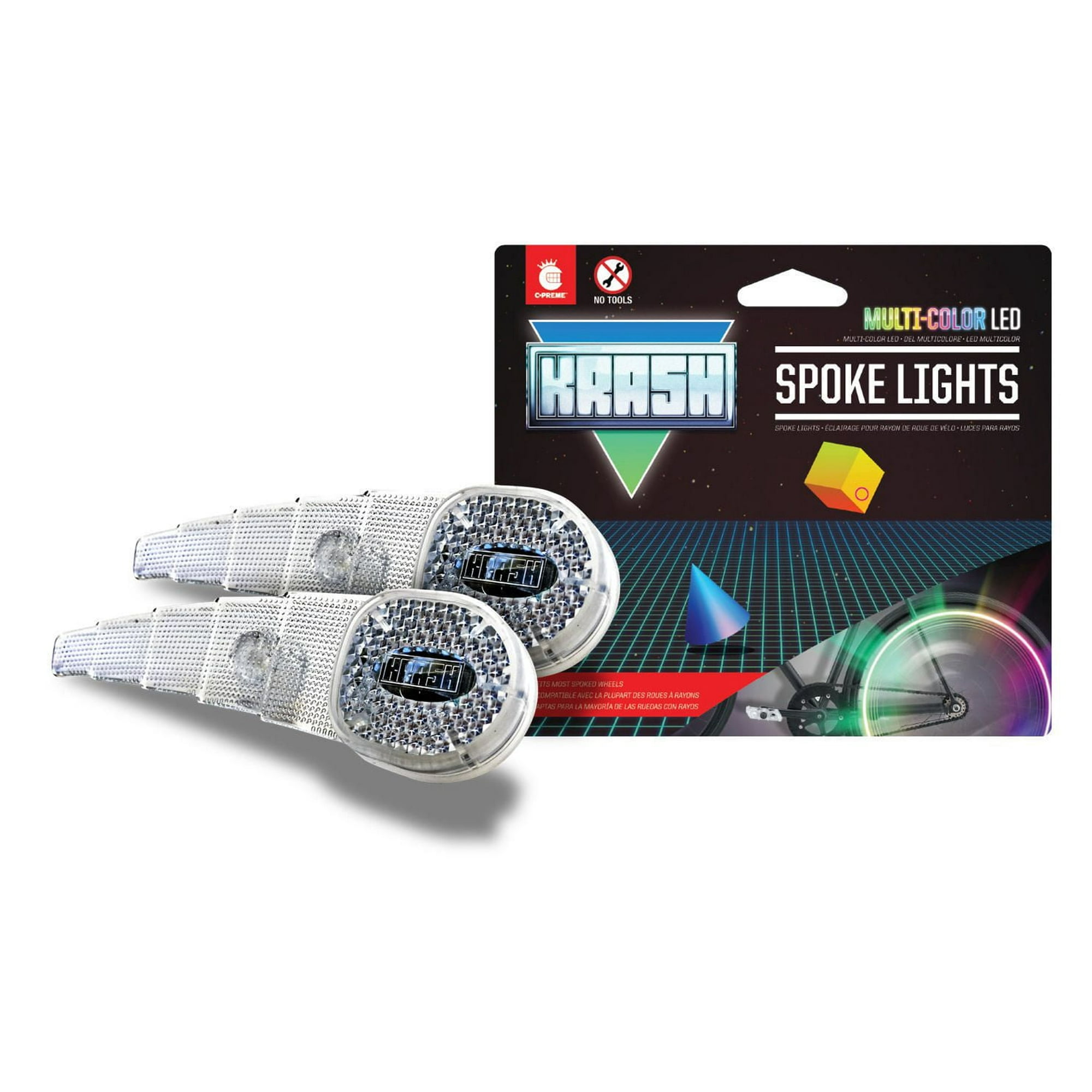 Click here for Bell Sports Krash Spoke Lights Multi-Colour Led prices