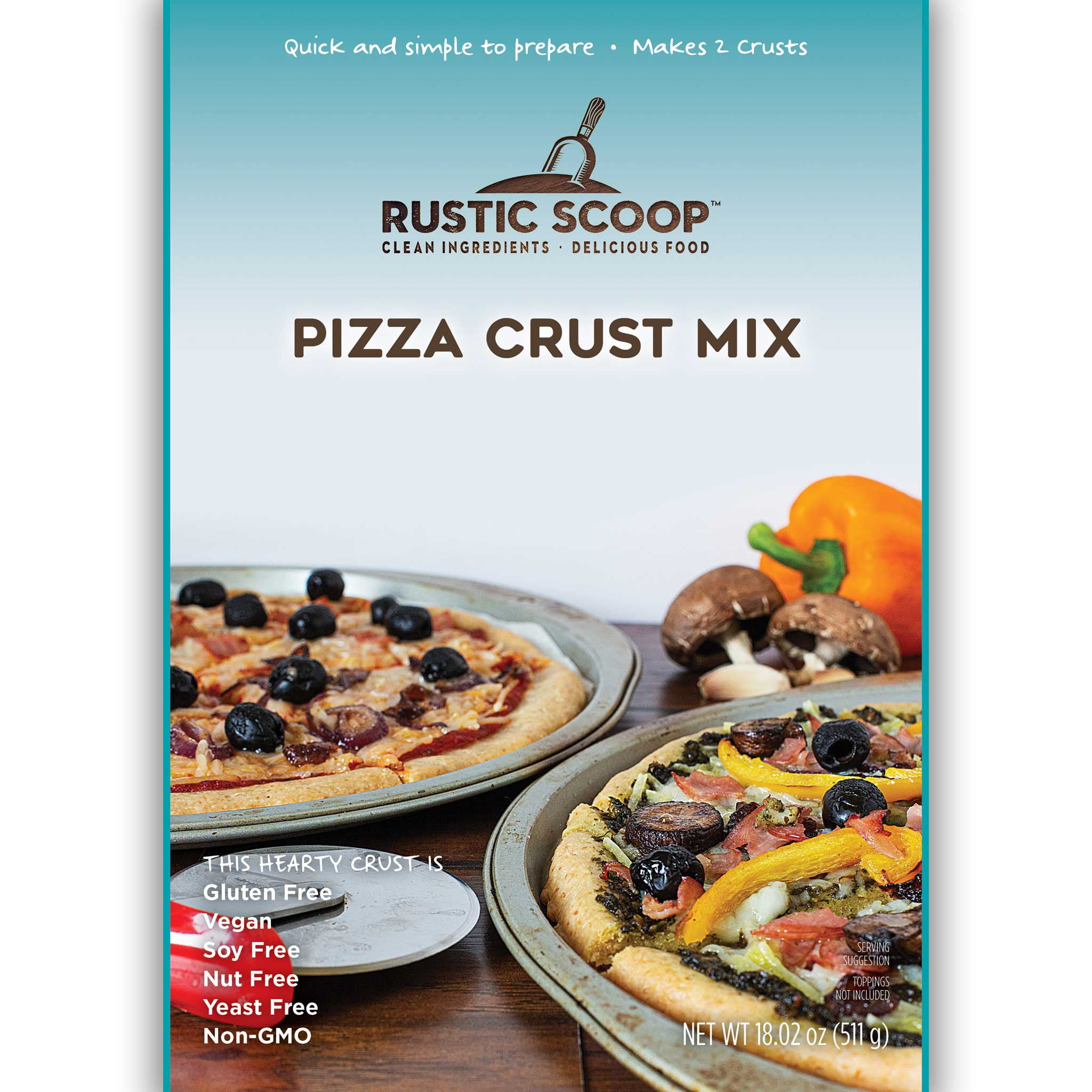 (4 Pack) Pizza Crust Baking Mix, 18 oz - Walmart.com