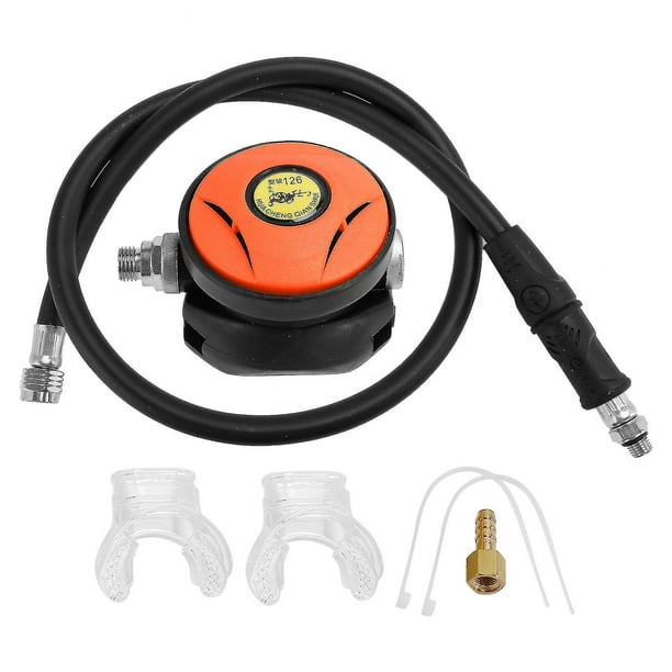 Diving 2nd Stage Regulator Underwater Scuba Dive Hose,orange+black ...