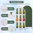 Gradient Pineapple Arch Backdrop Cover 6.6x3.3 Ft, Spandex Wedding Arch ...