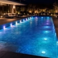 Rechargeable Submersible Pool Lights with Remote, Waterproof Underwater ...