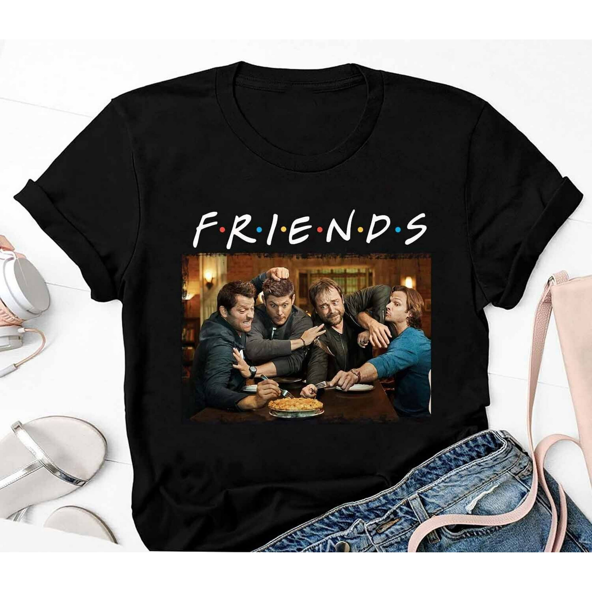 Click here for Unbranded Friends Supernatural T-Shirt  Sam And De... prices
