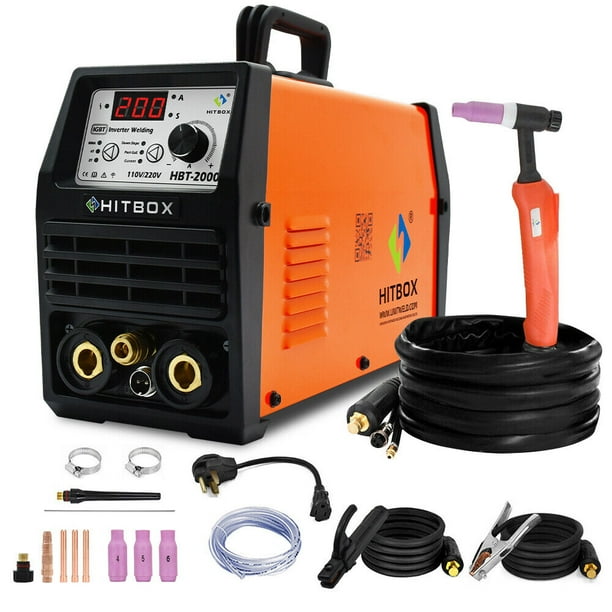 TIG Welder 110V/220V 200A Inverter MMA ARC TIG Welding Machine Gas Gasless IGBT - Walmart.com