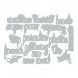 Sizzix Thinlits Dies - Vacation Words: Script by Tim Holtz - Walmart.com