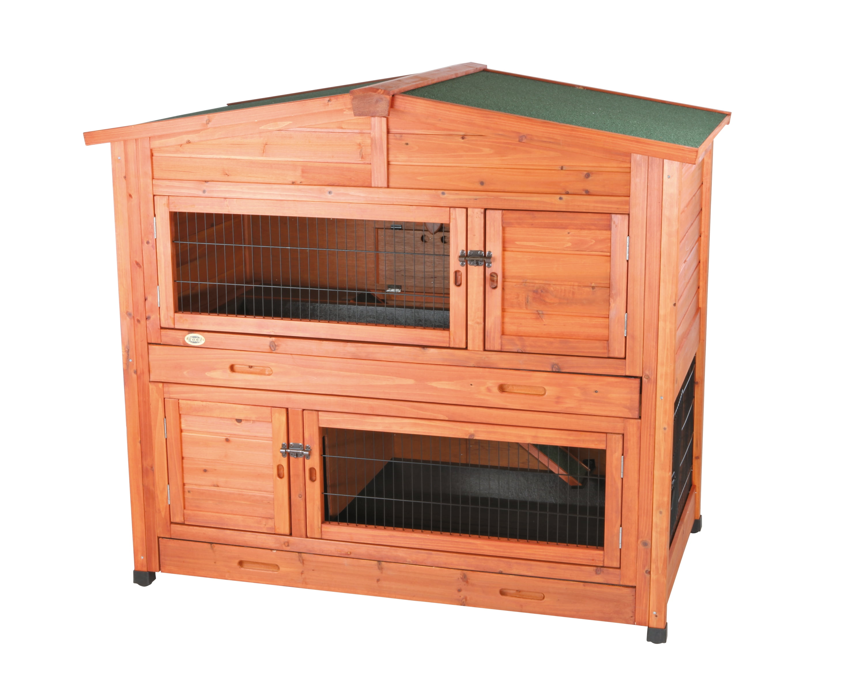 TRIXIE natura Rabbit Hutch 2-in-1 with Attic - Walmart.com
