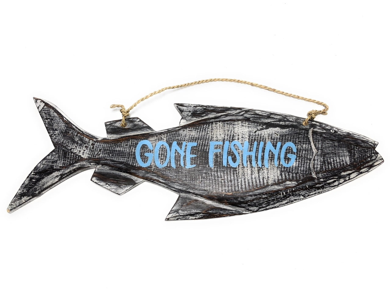 Gone Fishing Beach Fish Sign - 16" - Coastal Decor | #snd2501940 ...