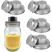 Universal Mason Jar Shaker Lids - 304 Stainless Steel with Mesh ...