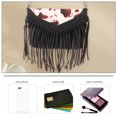 BESTYASH Vintage Tassel Handbag with Fringe and Chain Detail for ...