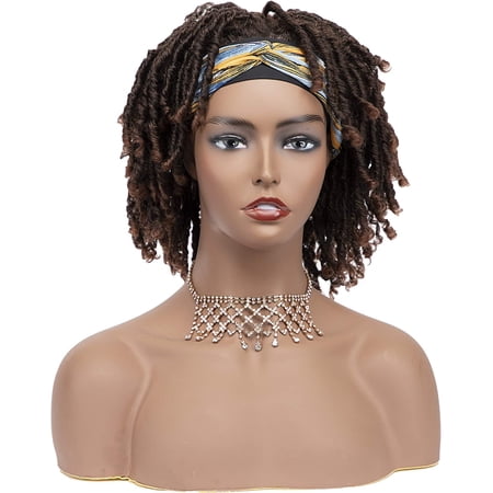 Headband Synthetic Kinky Curly Crochet Braids Full Dreadlocks Twist s ...